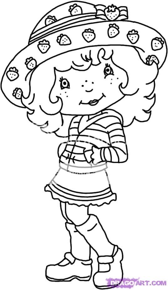 Strawberry Shortcake Easy Drawing at Patricia Priolo blog