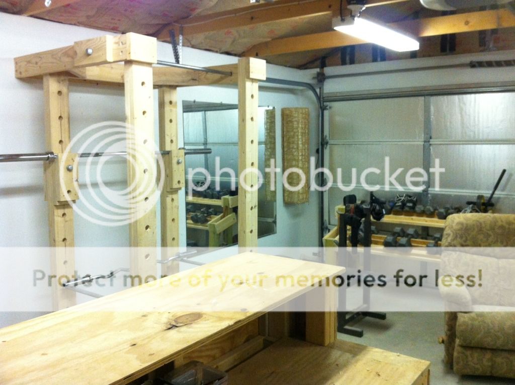 DIY Wood Power Rack : r/homegym